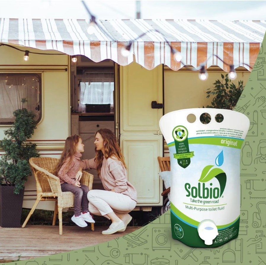 SOLBIO - Концентрирана екологична течност за преносими тоалетни, 40 ...